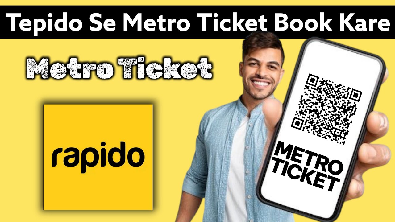 Rapido App Se Metro Ticket Kaise Book Kare | Buy Metro Ticket Online ...