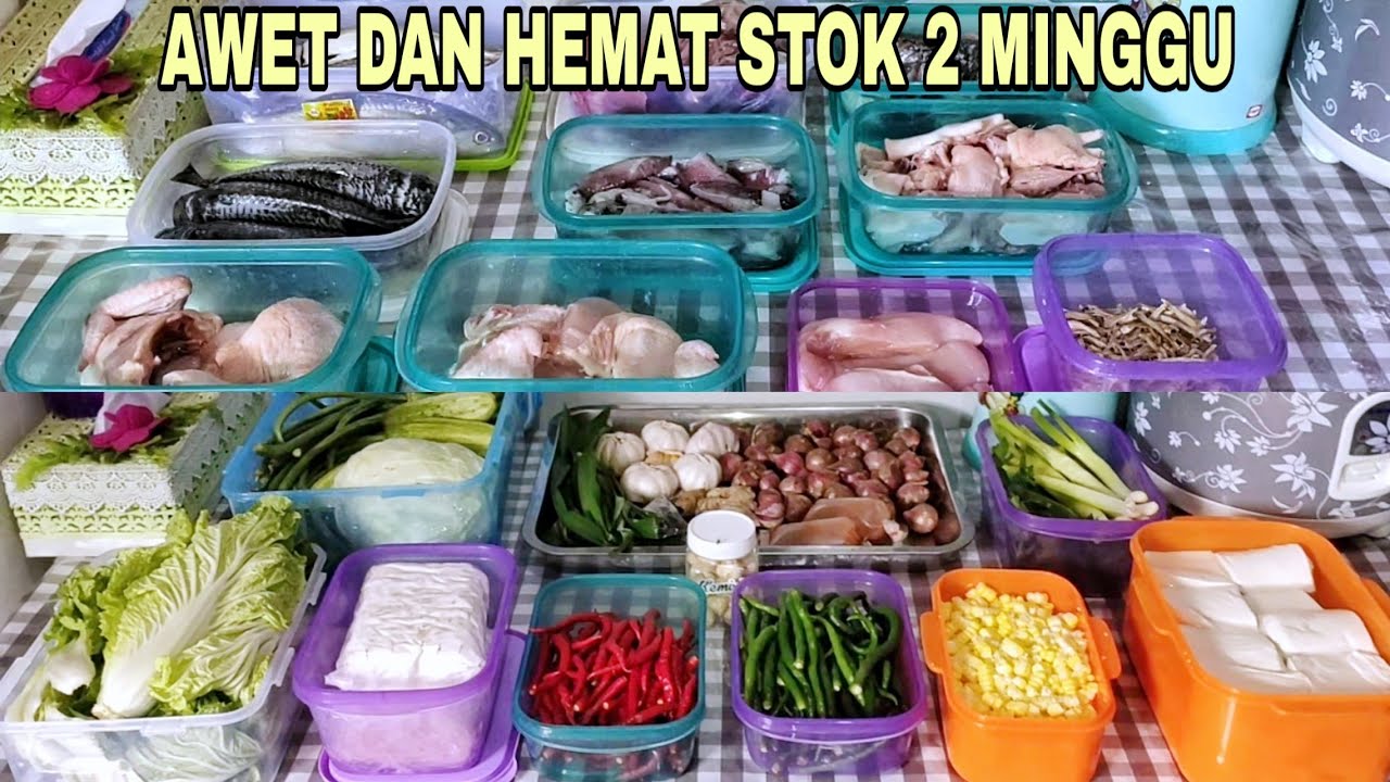 TIPS MENYIMPAN BAHAN MAKANAN AGAR TETAP SEGAR DENGAN TUTORIALNYA - YouTube