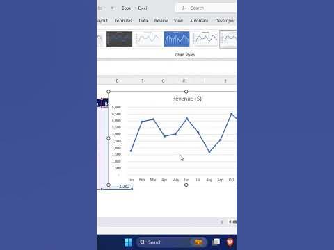 Cara membuat trend line menggunakan line chart EXCEL #excel #exceltips #exceltutorial # ...