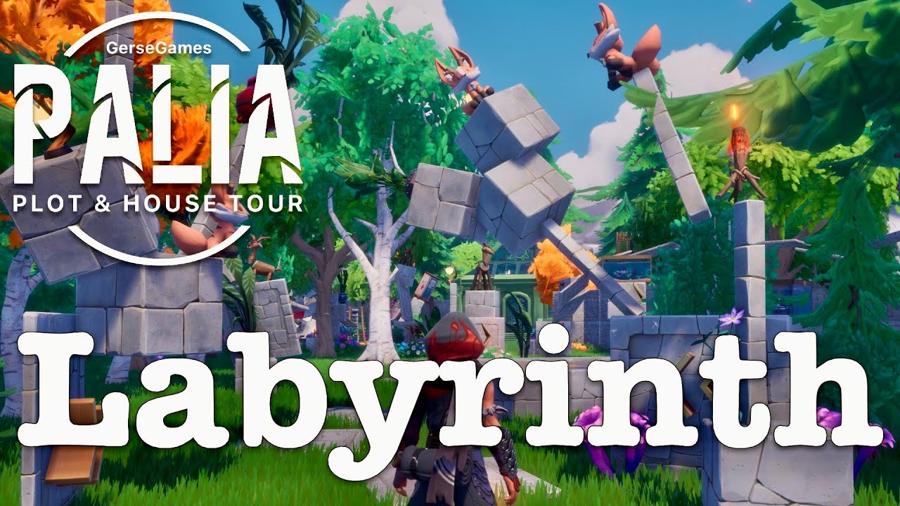 Labyrinth / Palia Plot & House Tour / Design by Mentha - YouTube