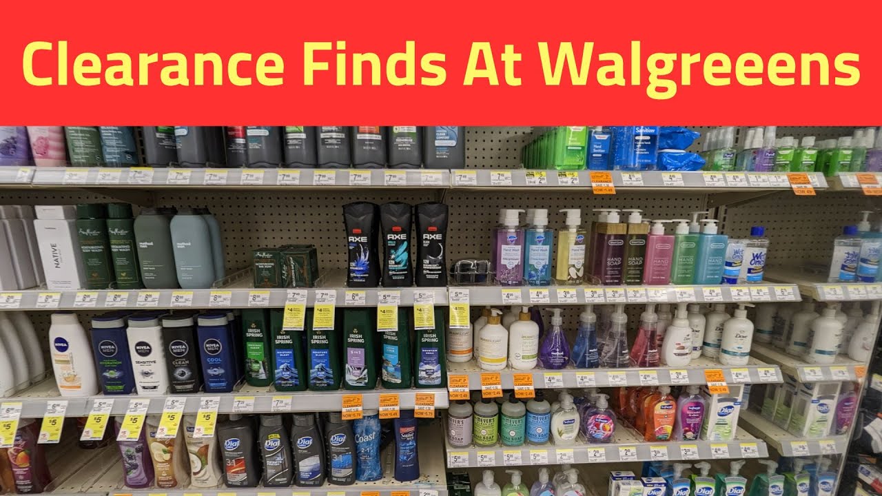 Clearance Finds at Walgreens - YouTube