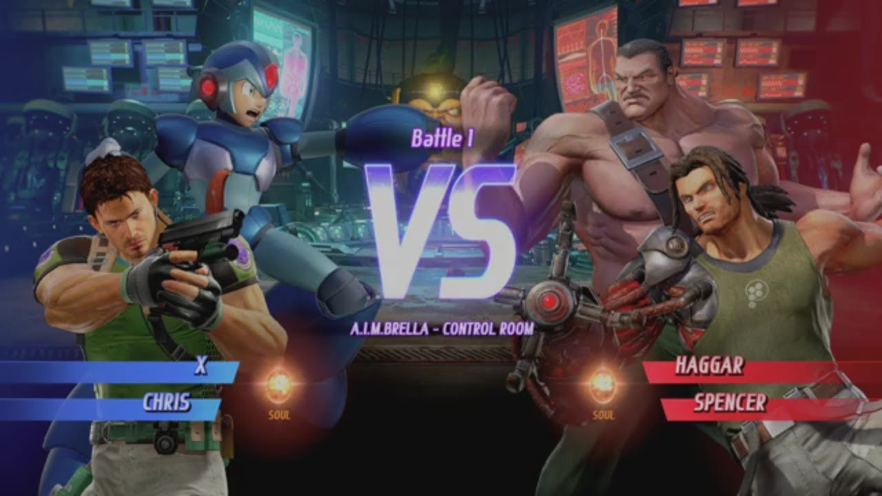 MARVEL VS. CAPCOM: INFINITE Megaman X, Chris Redfield In Arcade Mode ...