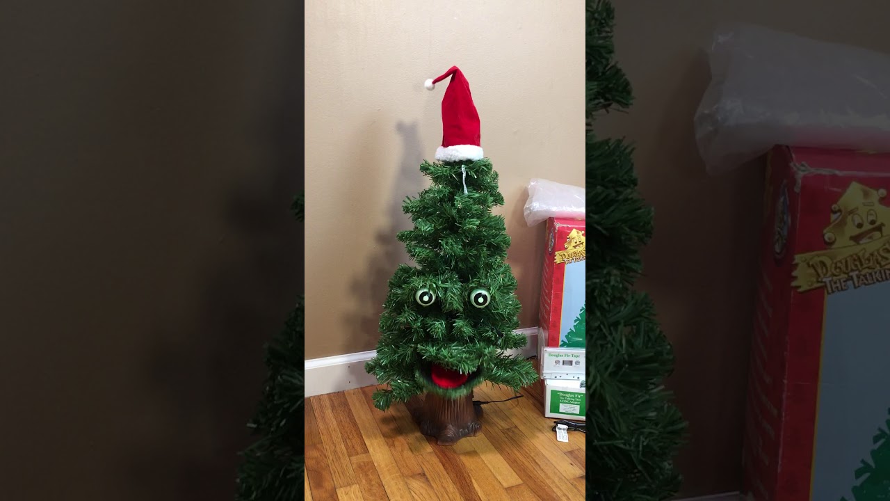 vintage Douglas Fir Talking Christmas Tree (clip 2) - YouTube