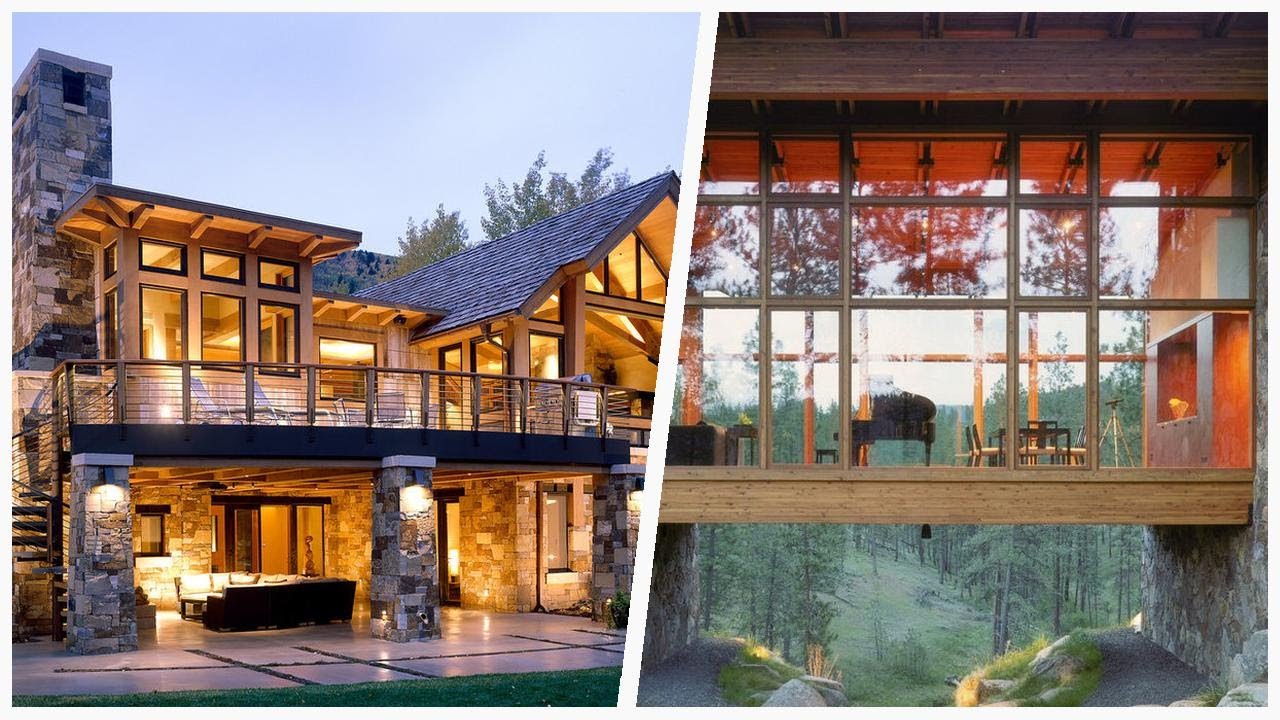 75 Stone And Glass Exterior Home Design Ideas You'll Love ⭐️ - YouTube