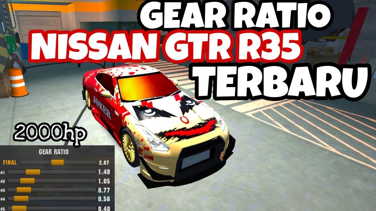 Nissan GTR-R35 Gear Ratio Update Terbaru 2000hp || Car Parking ...