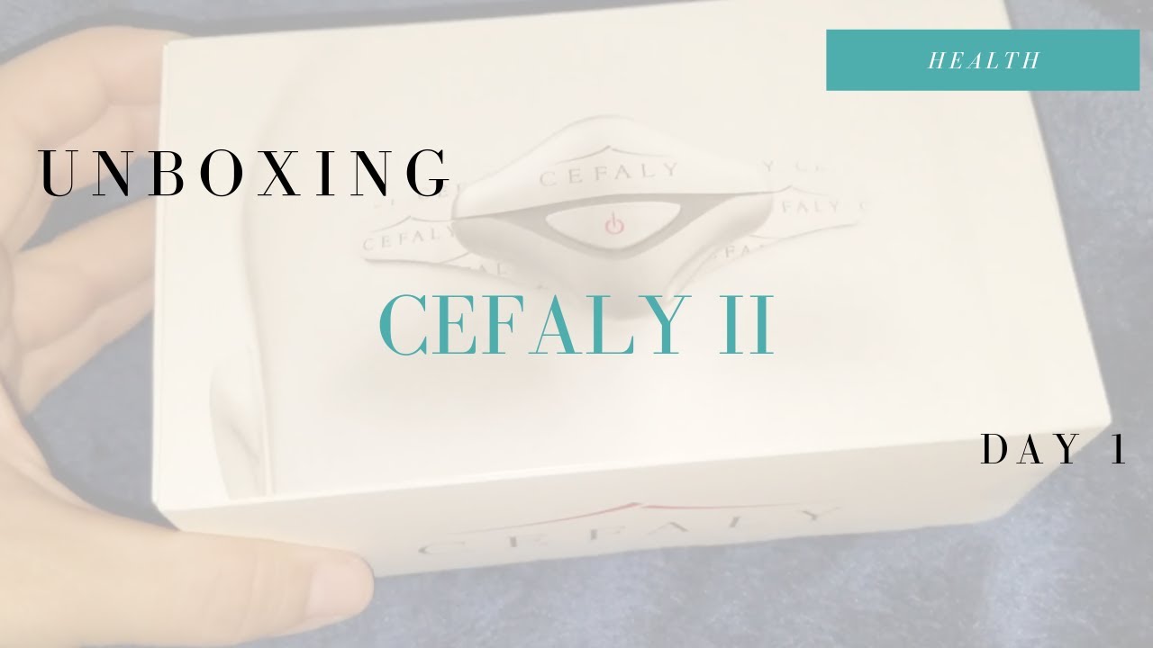 Cefaly II Unboxing | Day 1 - YouTube