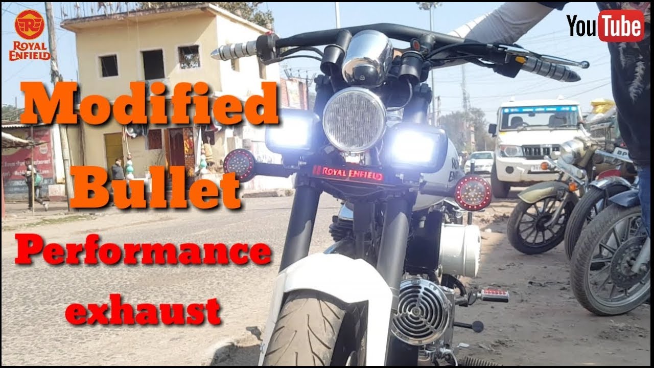 Modified Bullet with Performance Exhaust - YouTube