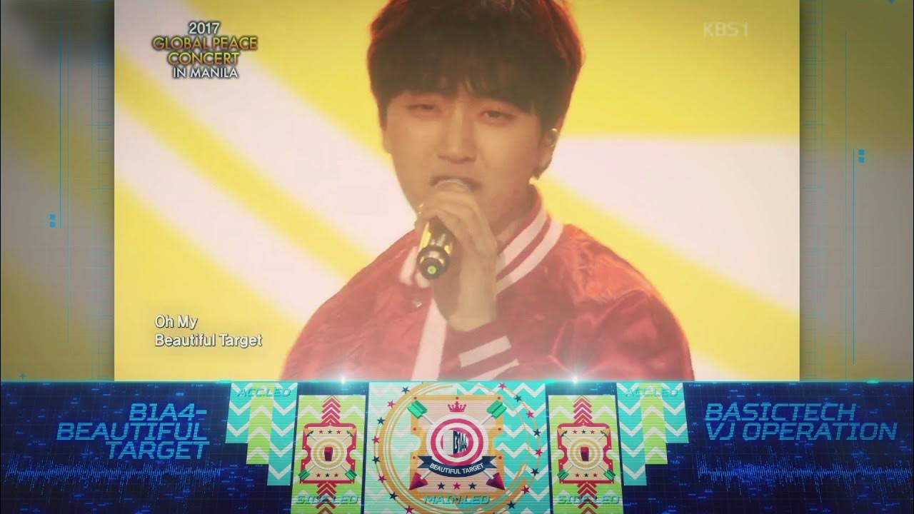 [베이직테크] KBS GLOBAL PEACE CONCERT / B1A4 - Beautiful Target - YouTube Music