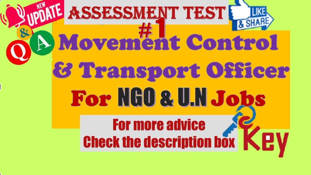 Nr 1, Movement Control &Transport Officer Assessment Test- MovCon ...