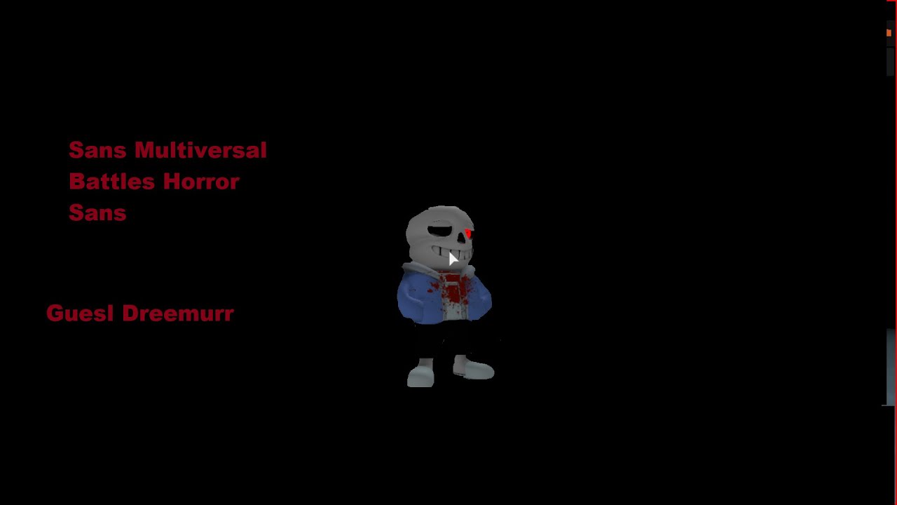 Sans Multiversal Battles: Horror Sans Event - YouTube