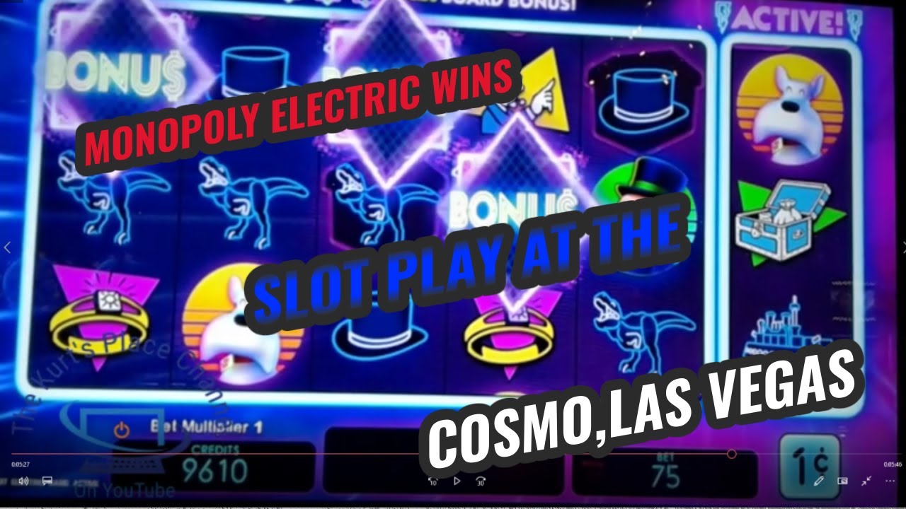 Monopoly Electric Wins Slot Play At The Cosmo,Las Vegas - YouTube