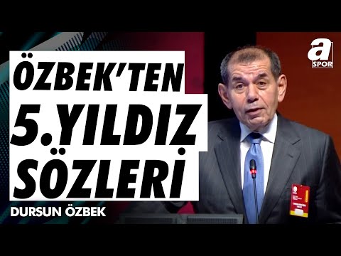 Galatasaray Başkanı Dursun Özbek:  \
