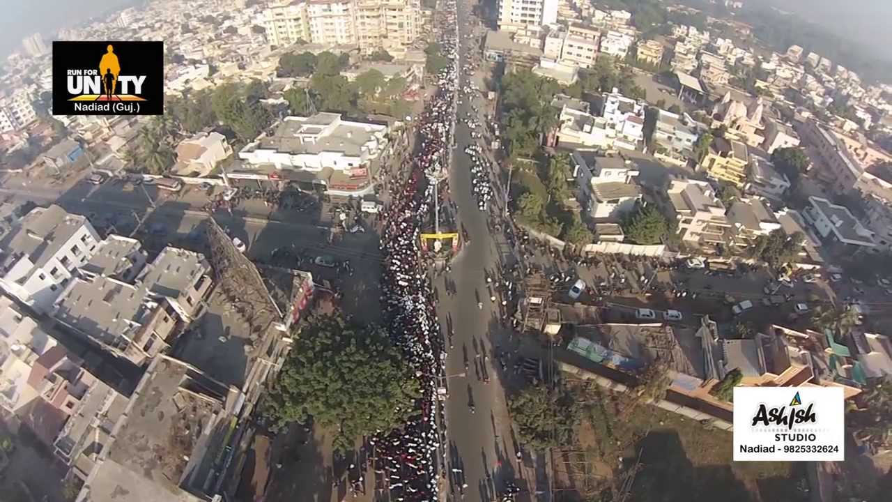 RUN FOR UNITY, NADIAD (Guj). by Ashish Studio - YouTube