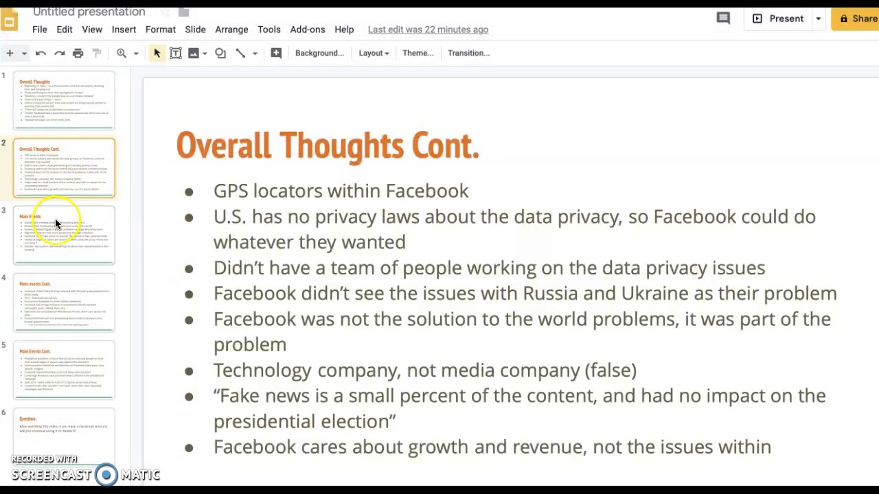 Facebook Dilemma - YouTube