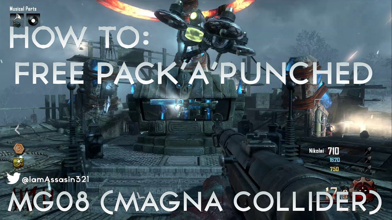 *NEW* Black Ops 2 Zombies Origins: FREE MG08 Upgraded/MAGNA COLLIDER ...