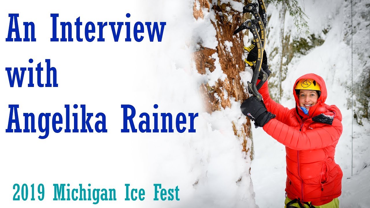 Interview with Angelika Rainer from Michigan Ice Fest 2019 - YouTube