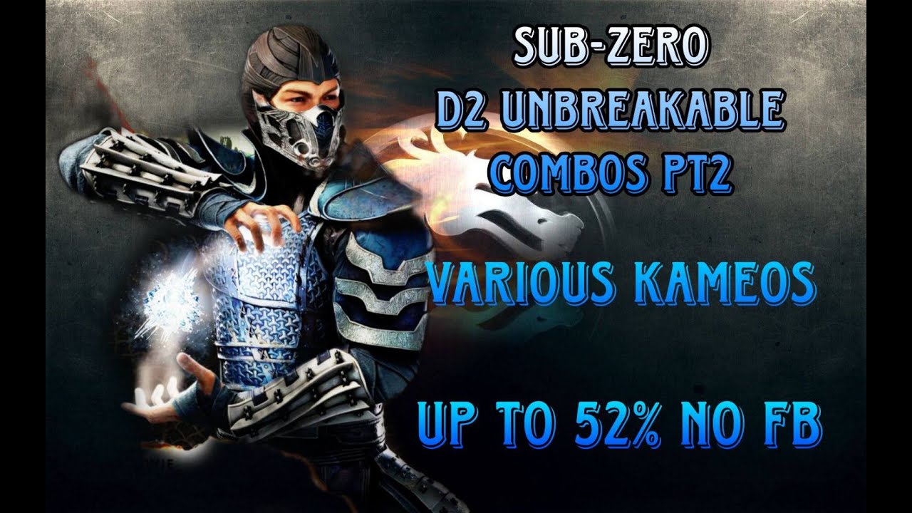 MK1 SUB-ZERO D2 PUNISH COMBOS U MUST KNOW GOOD DMG AND SWAGG #mk1 # ...