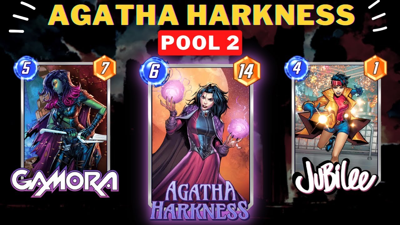 Agatha Deck Pool 2 - Marvel Snap Early Pool 3 Deck - YouTube