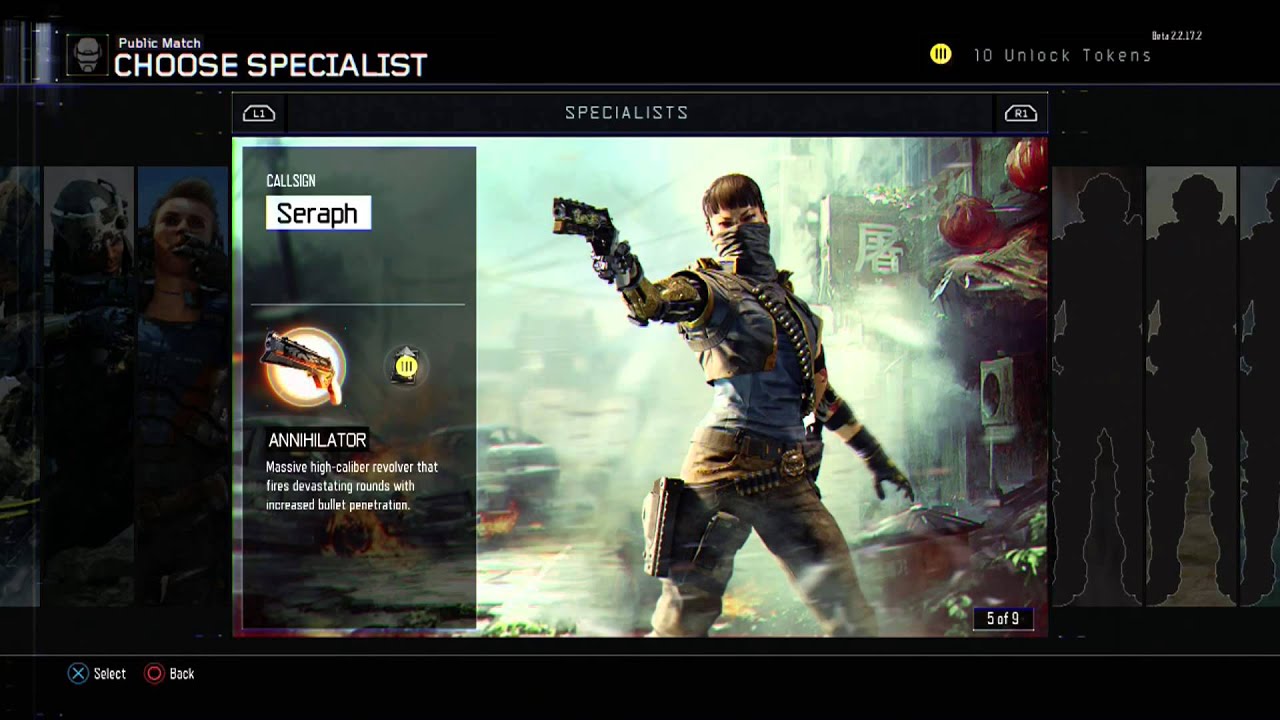 BO3 Beta Specialists Seraph Annihilator 1 Shot Pistol!! - YouTube