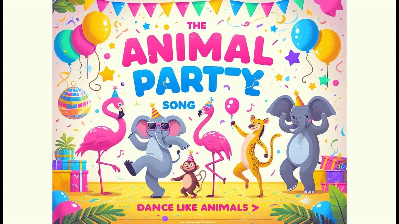 "The Animal Dance Party 🦁 | Fun & Educational Kids Song!" - YouTube