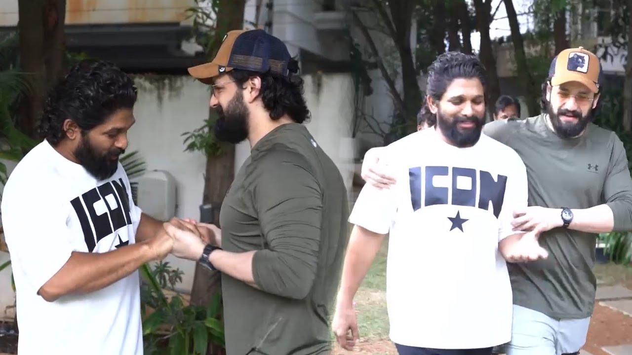 అల్లు అర్జున్ ని పట్టుకొని అఖిల్ ఏడ్చేశాడు || Akhil Meets Allu Arjun At His House || MTB - YouTube