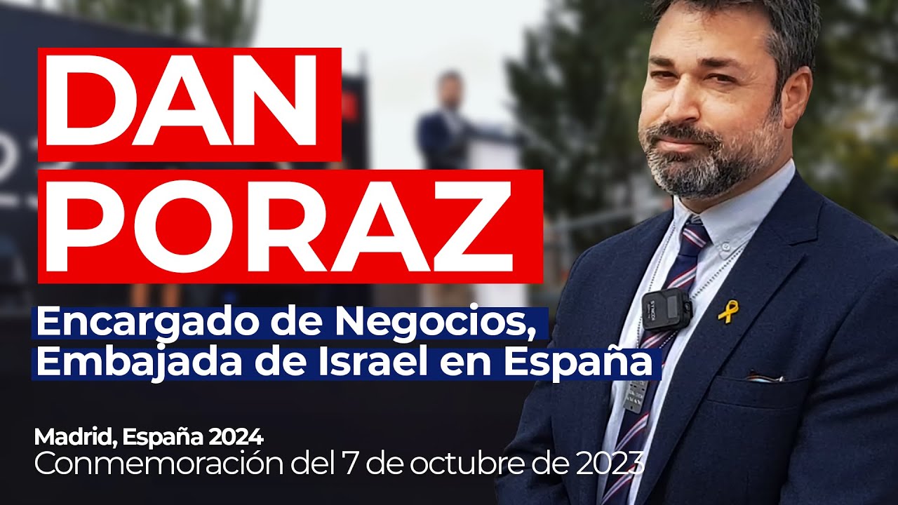 Dan Poraz | Encargado de Negocios en la Embajada de Israel en España ...