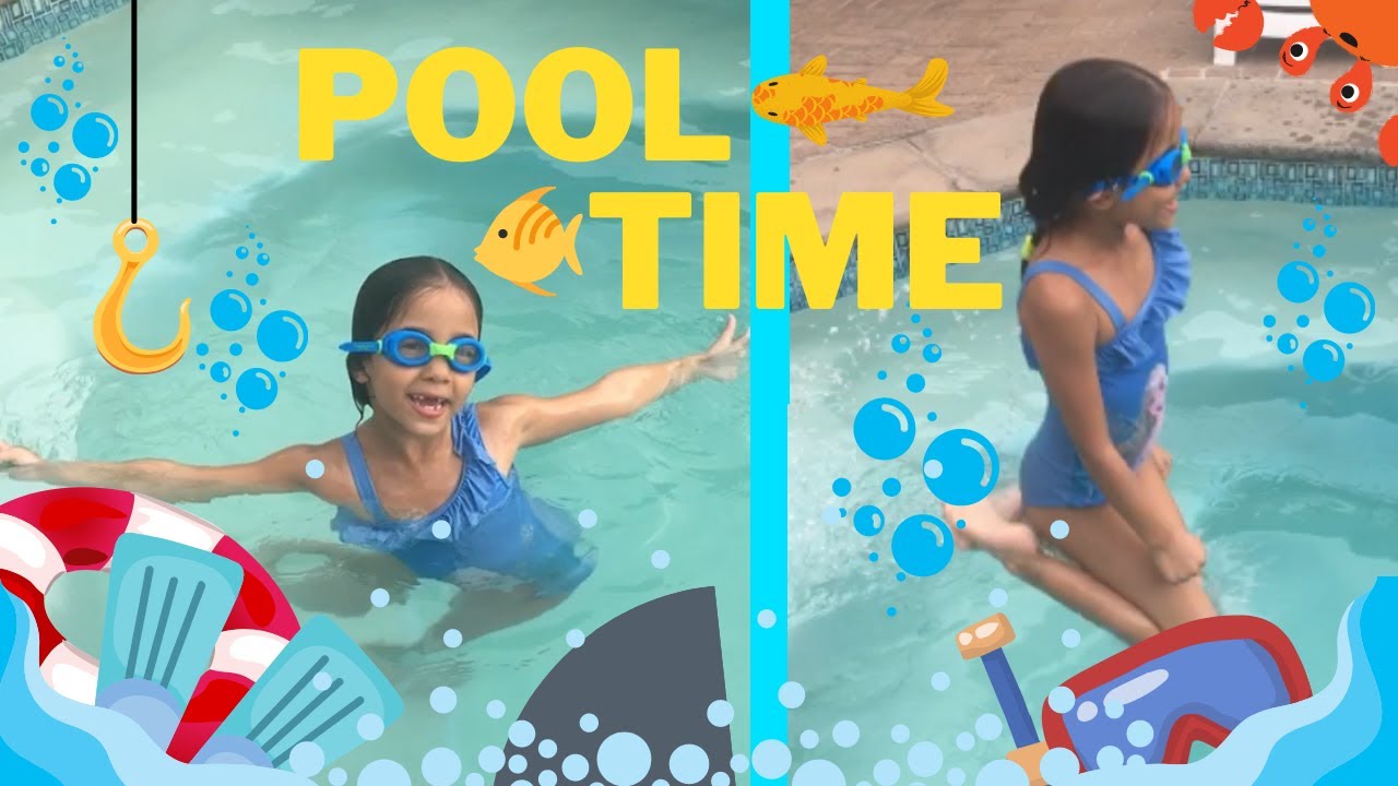 Water Challenge in the Pool #swimming #challenge #forkids - YouTube