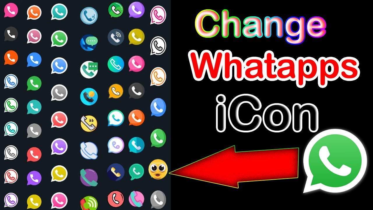 How to change whatsapp icon | whatsapp ka icon change kaise kare ...