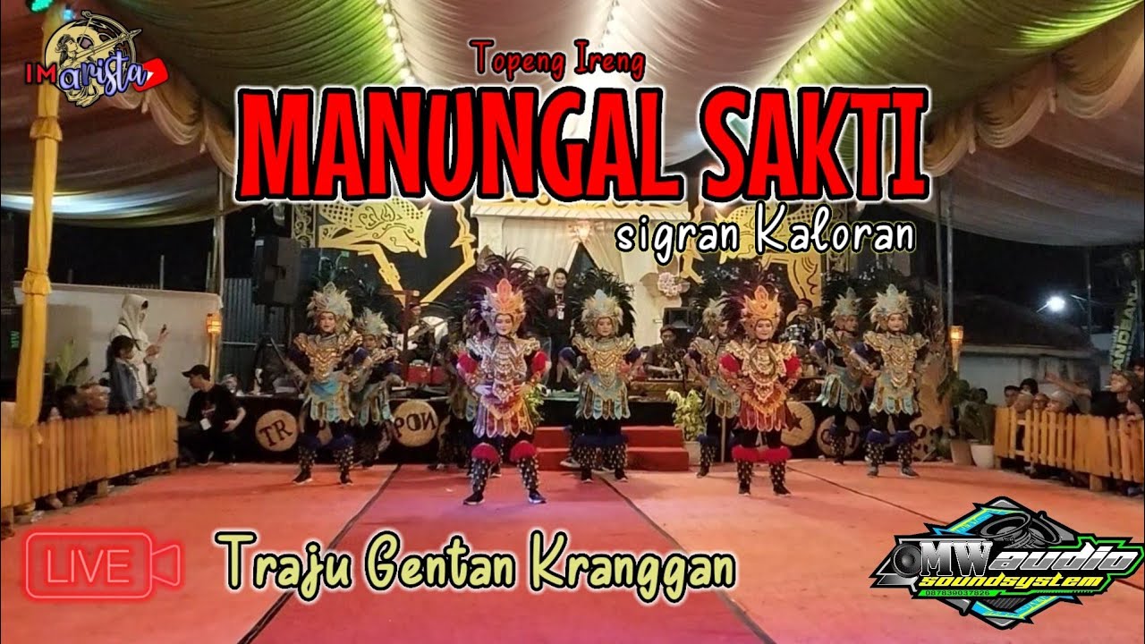 Topeng Ireng MANUNGAL SAKTI Sigran Live Traju gentan - YouTube