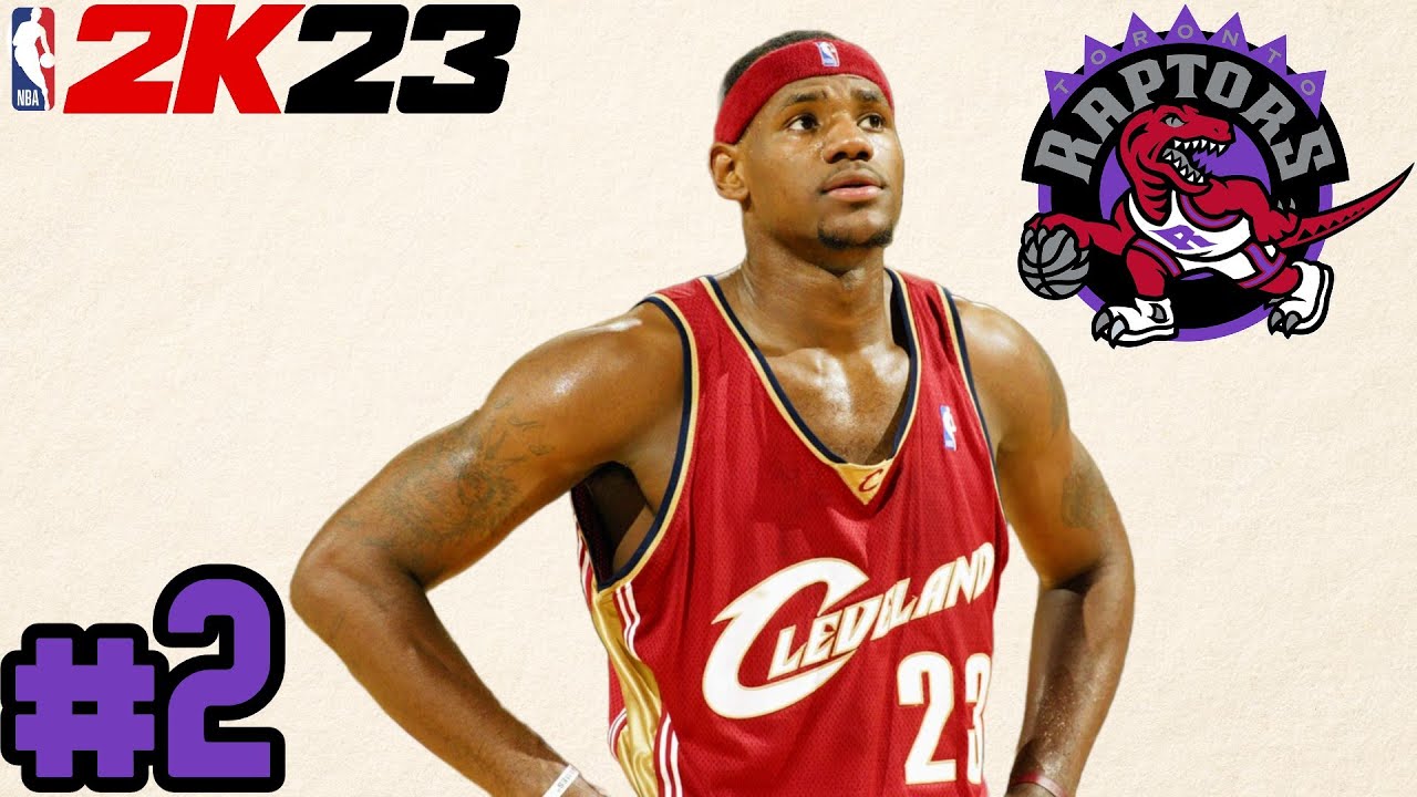 LeBron James w Toronto Raptors! | NBA2K23 PL MyNBA Toronto Raptors [#2 ...