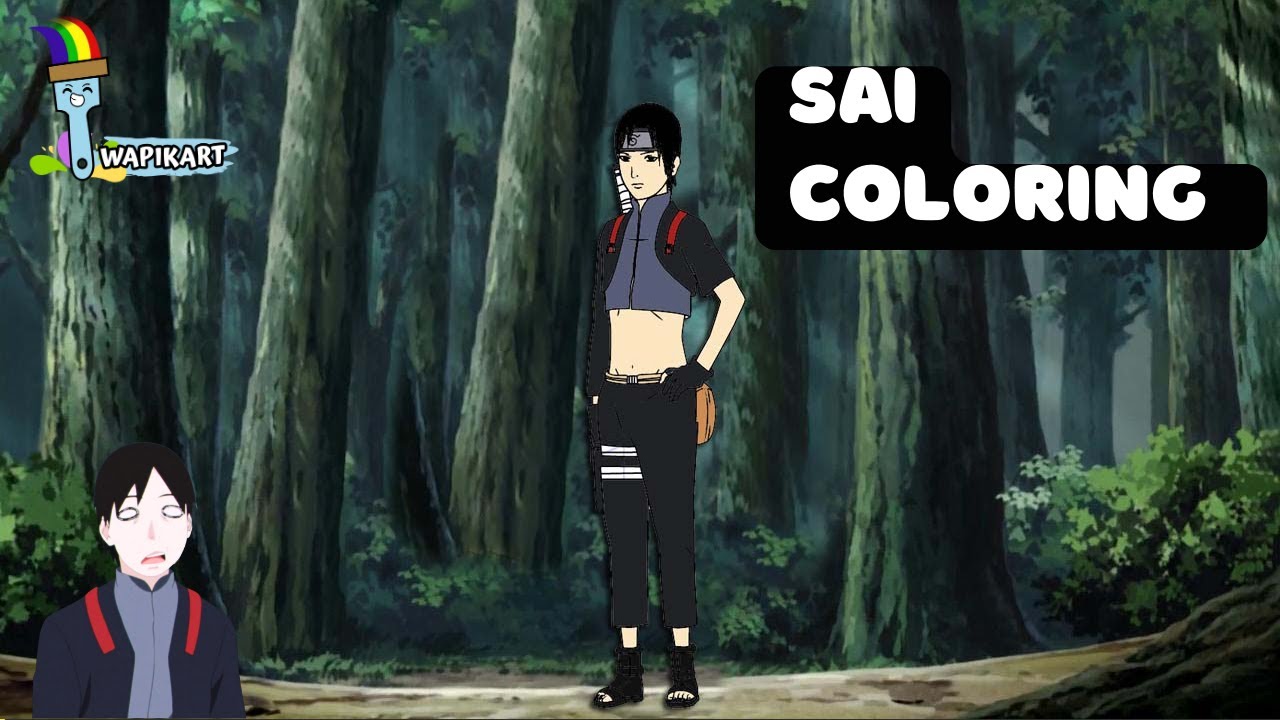 sai coloring easy - YouTube