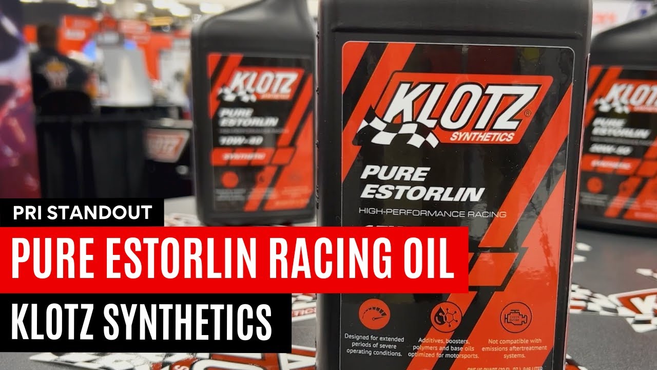 PRI Standout: Klotz Synthetics Showcases Pure Estorlin Racing Oil - YouTube