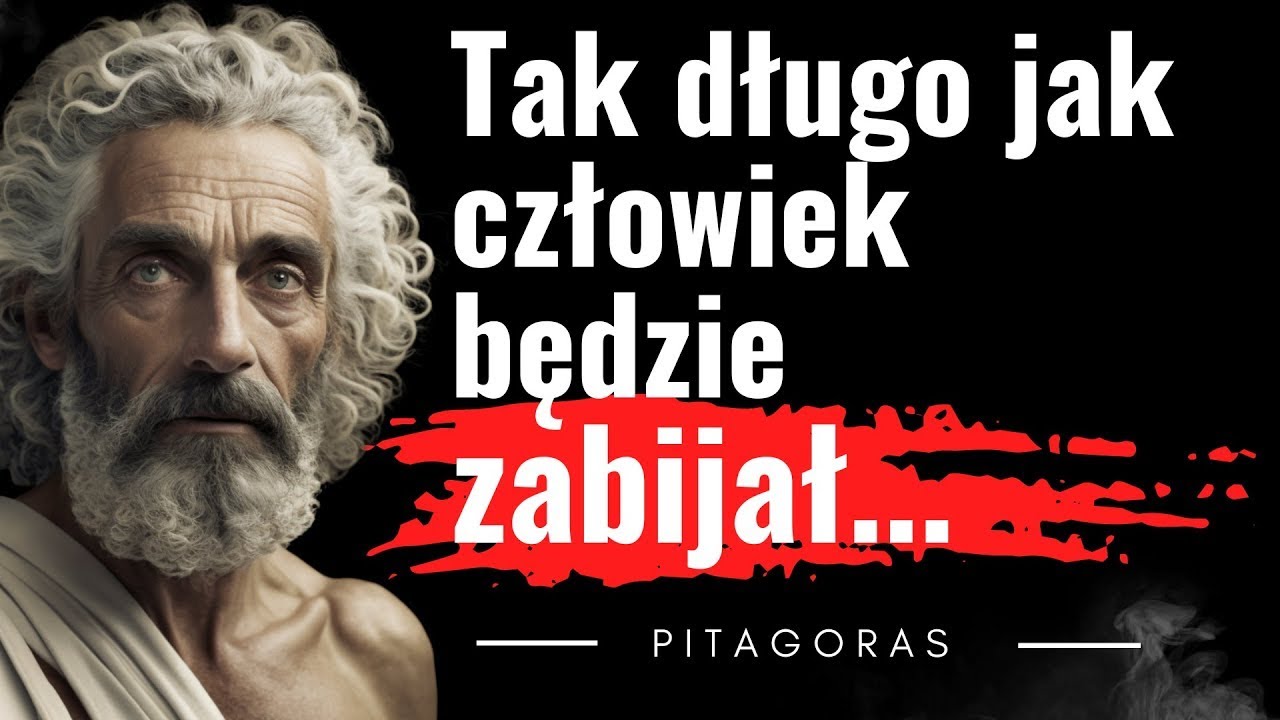 Pitagoras. Genialny grecki matematyk i filozof. Cytaty które warto ...