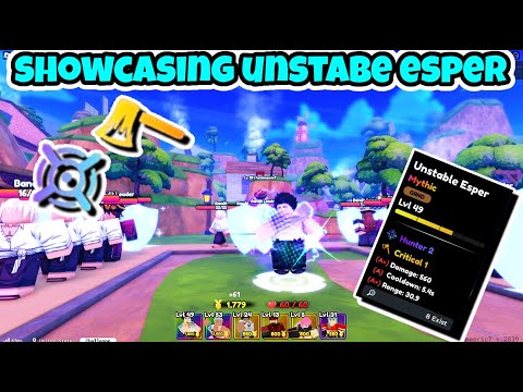 Evolving And Showcasing Unstable Esper In Anime Defenders - YouTube