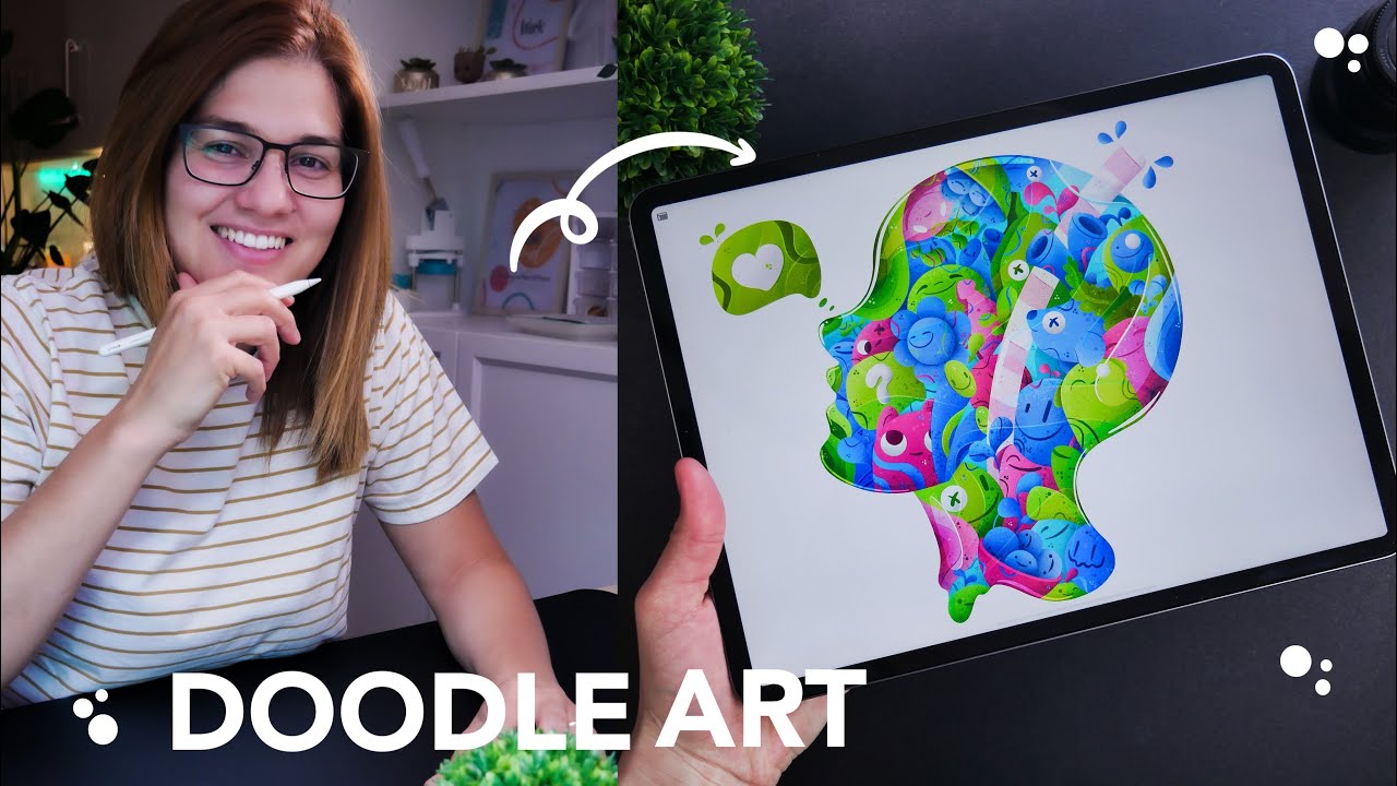 Doodle Art on iPad Pro - Procreate - YouTube
