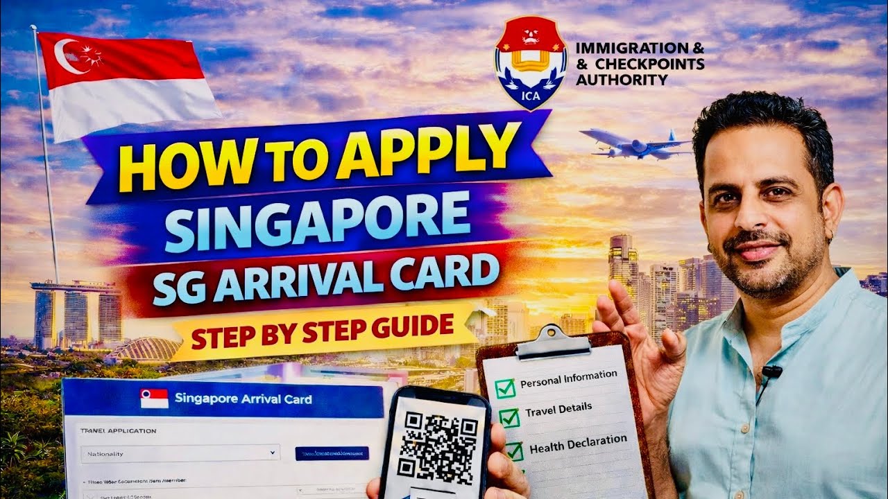 How to Fill Out Singapore SG Arrival Card - YouTube