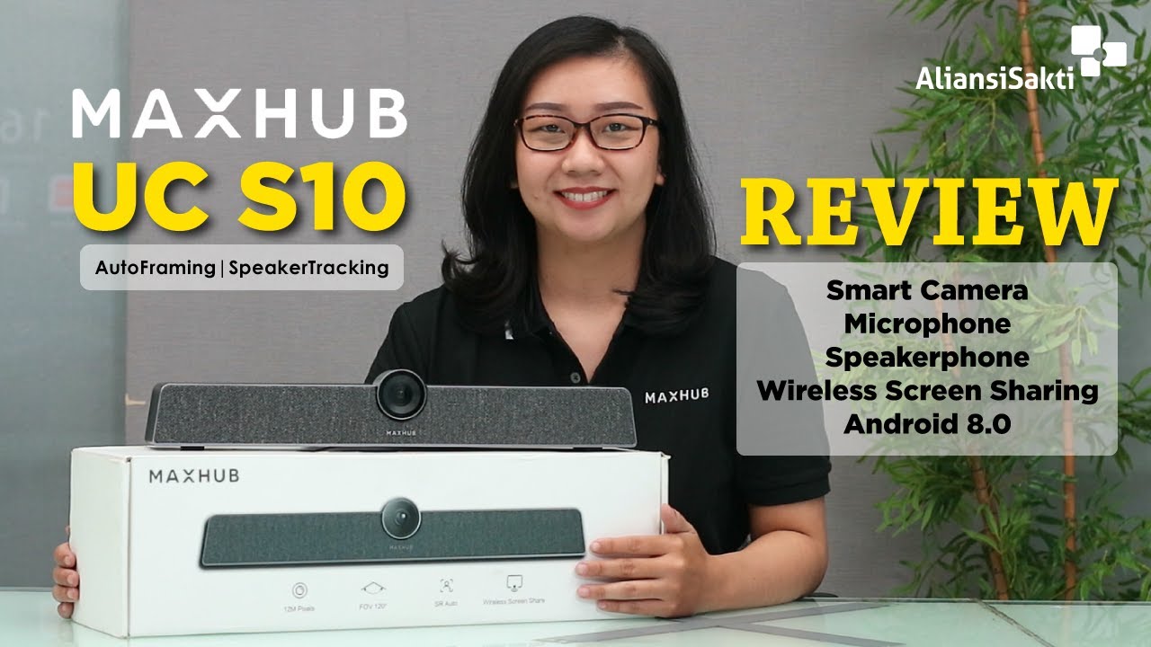 Review MAXHUB UC S10 • UC Products • Smart Camera Conference Bar | MAXHUB Indonesia - YouTube