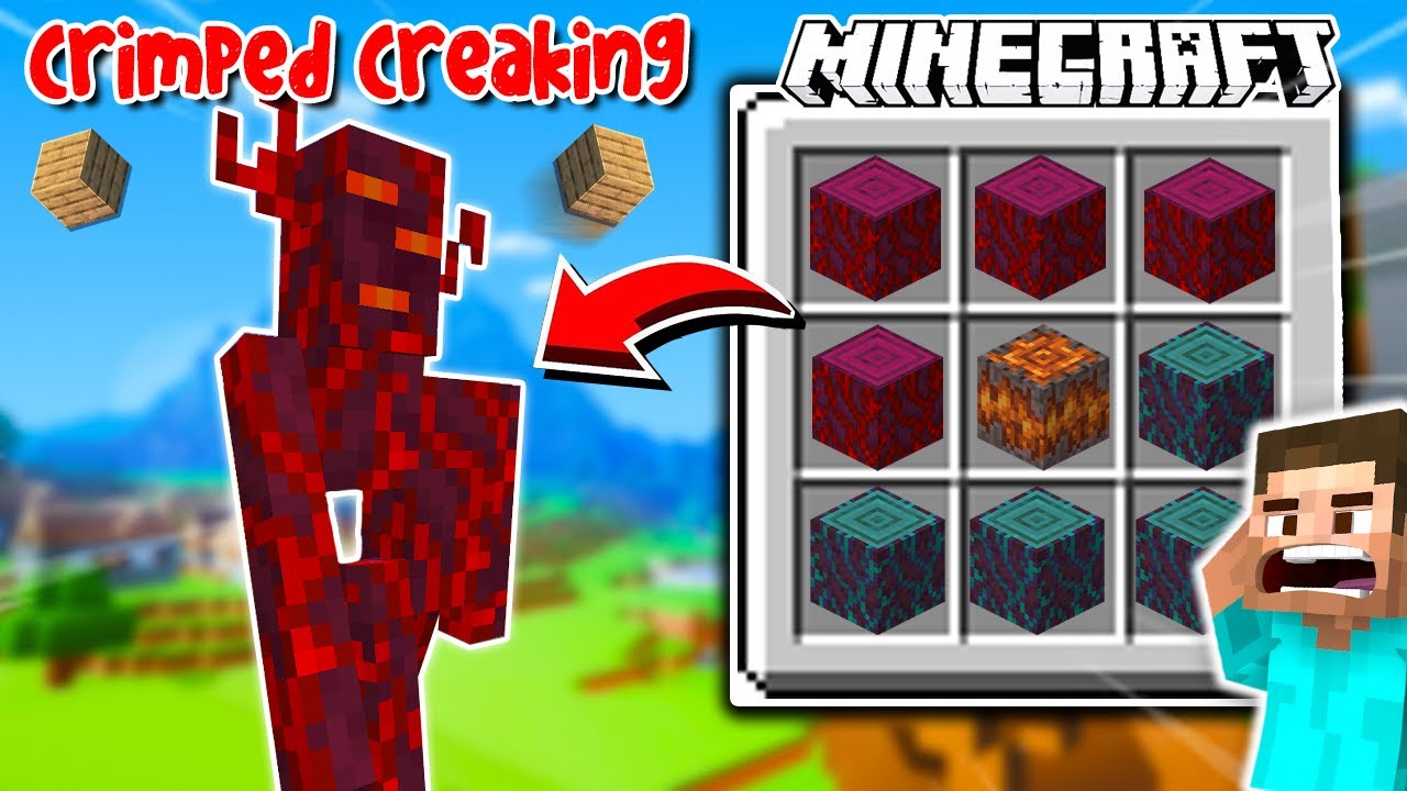 CRAFTING NEW CREAKINGS In MINECRAFT FROM EVERY BLOCK | Prinash - YouTube