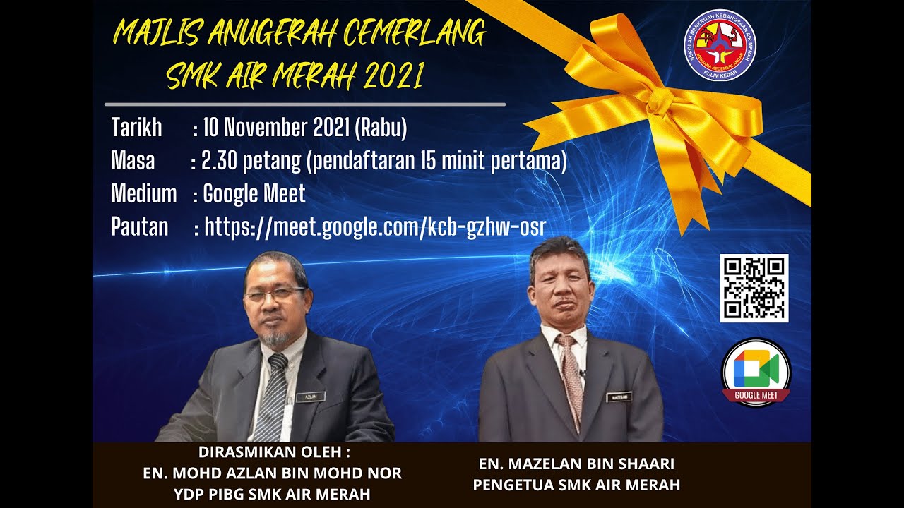 Majlis Anugerah Cemerlang SMK Air Merah 2021 - YouTube