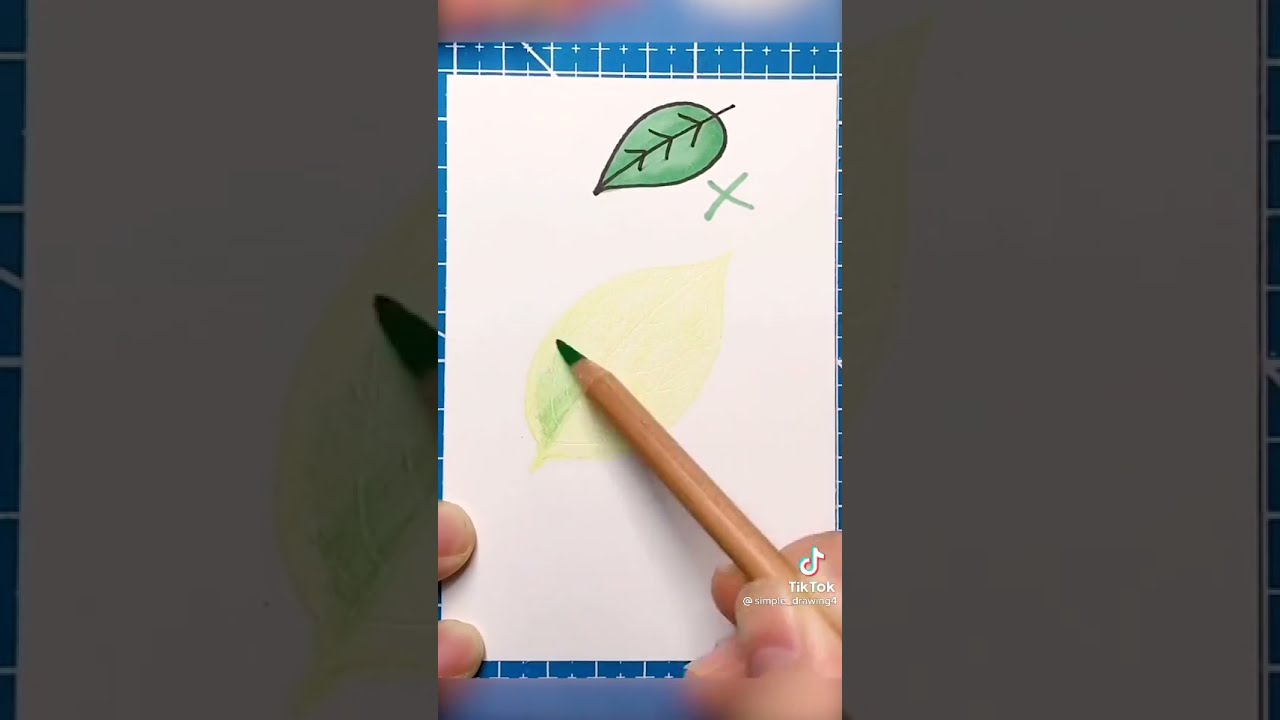 Drawing leaves / How to draw leaves - YouTube