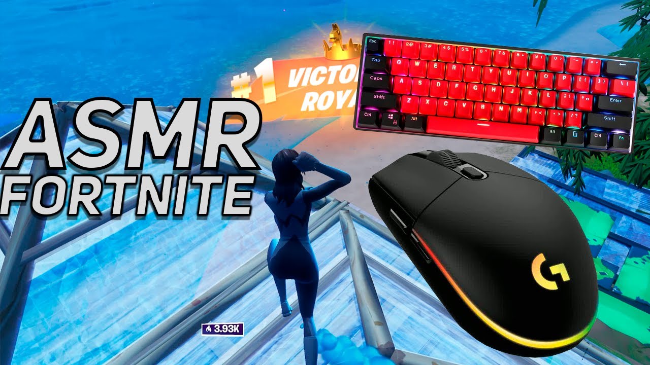 Keyboard + Mouse Sounds ASMR | Solo Arena Gameplay | ASMR Fortnite 😴 ...