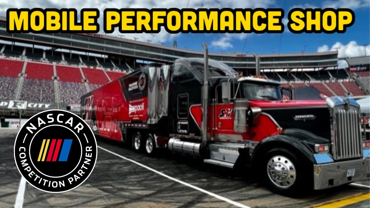 SRI NASCAR TRACKSIDE HAULER TOUR! - YouTube