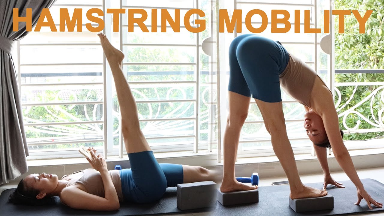 Daily practice yoga HAMSTRING MOBILITY EP109매일 요가 연습 햄스트링 가동성 - YouTube