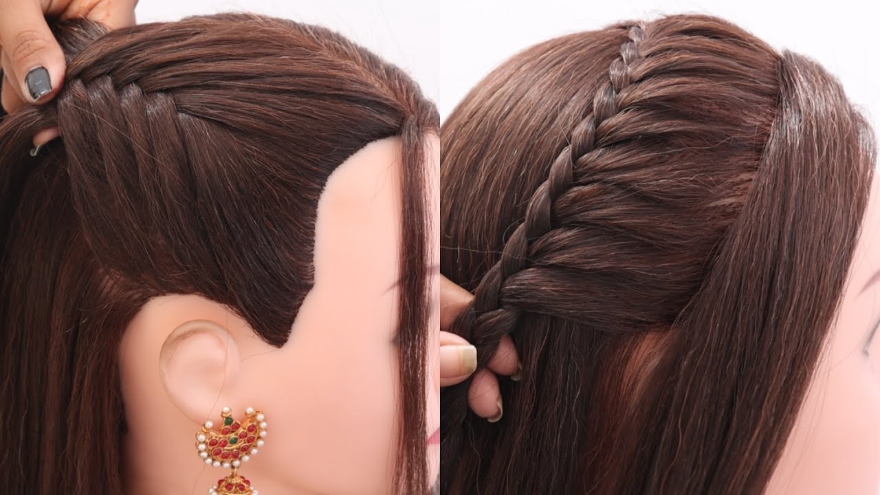 Very Easy Hairstyle - New Hairstyle | Simple Open Hairstyle | Hairstyle ...