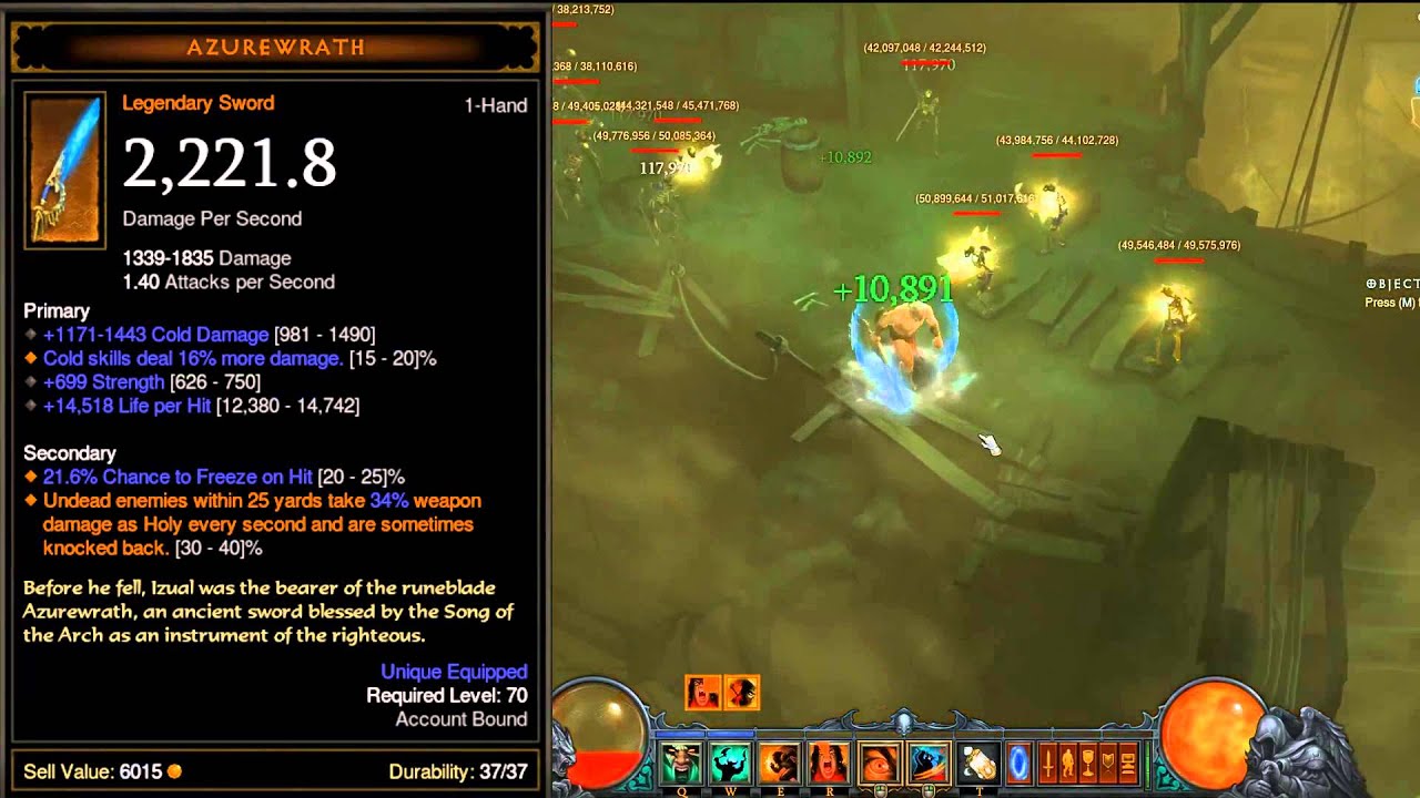 Azurewrath - Diablo 3 (Reaper of Souls) - YouTube