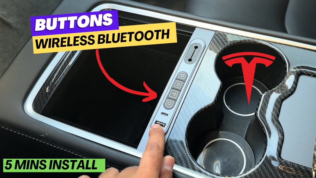 NEW Central Console Hub With Physical Buttons For Tesla Model 3/Y (8 ...