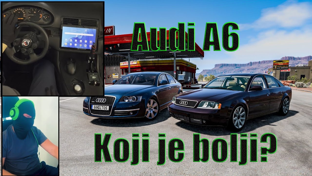 Testiram Audi A6 C5 Vs C6 - Stari ili Novi - Koji je Bolji? Beamng ...