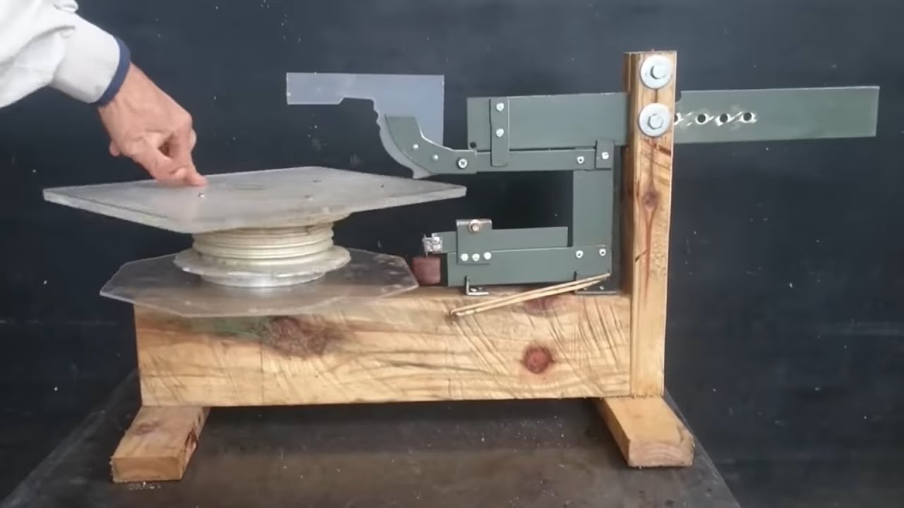 Cement pot forming tool ... (edited composite video) - YouTube