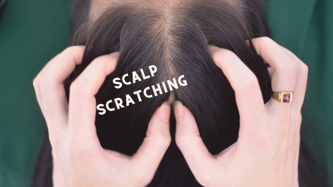 ASMR Head Scratching Aggressive, Head Massage Sounds For Headache ...