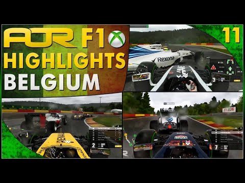 F1 2016 | AOR XB1 F1: S13 Round 11 - Belgian GP (Official Highlights)